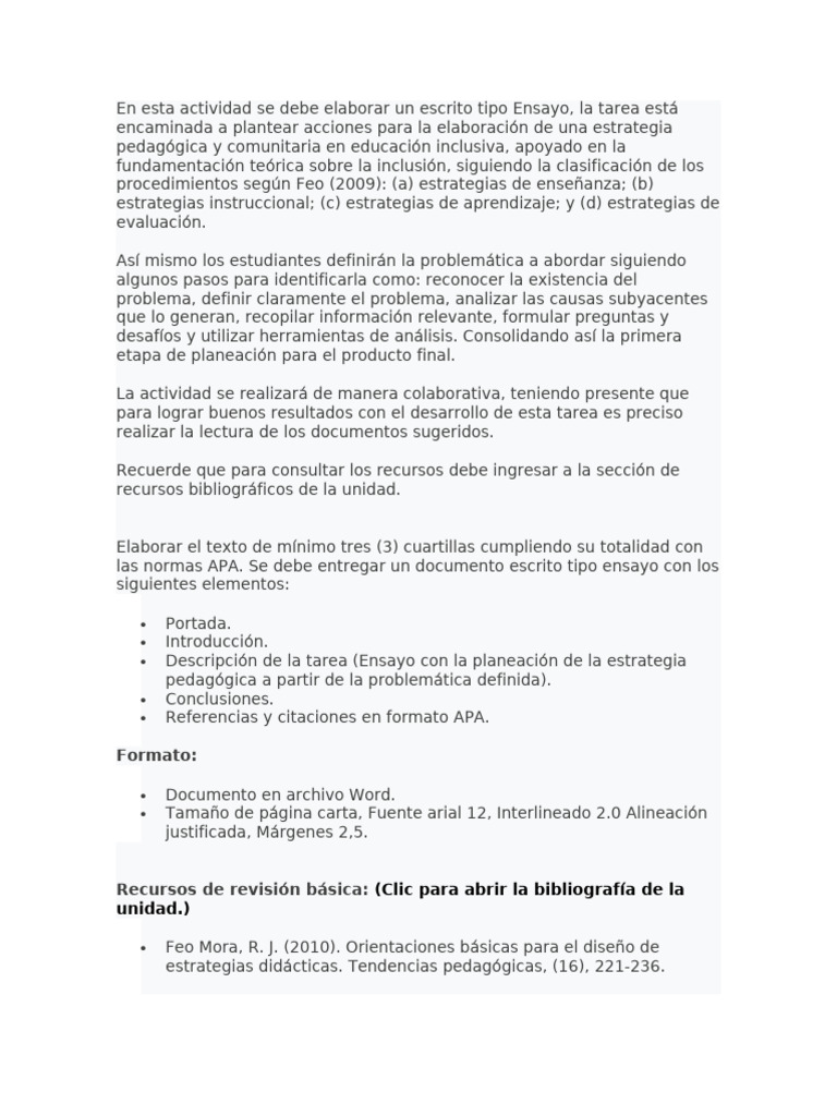 Estrategias Pedagógicas Y Comunitarias Para La Educación Inclusiva Pdf