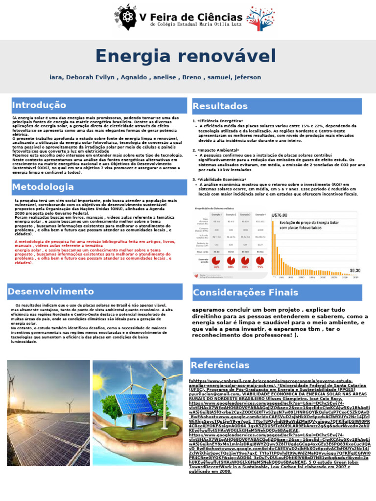 5 - Modelo Banner Feira de Ciências 2022 | PDF