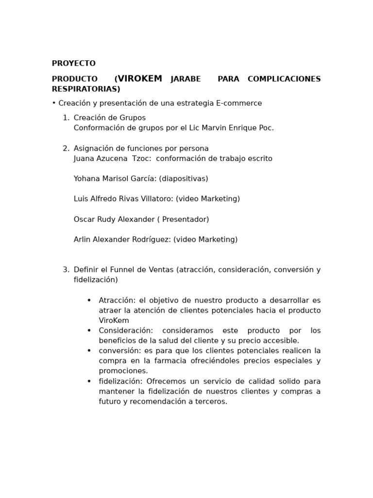 Proyecto e Commerce | PDF