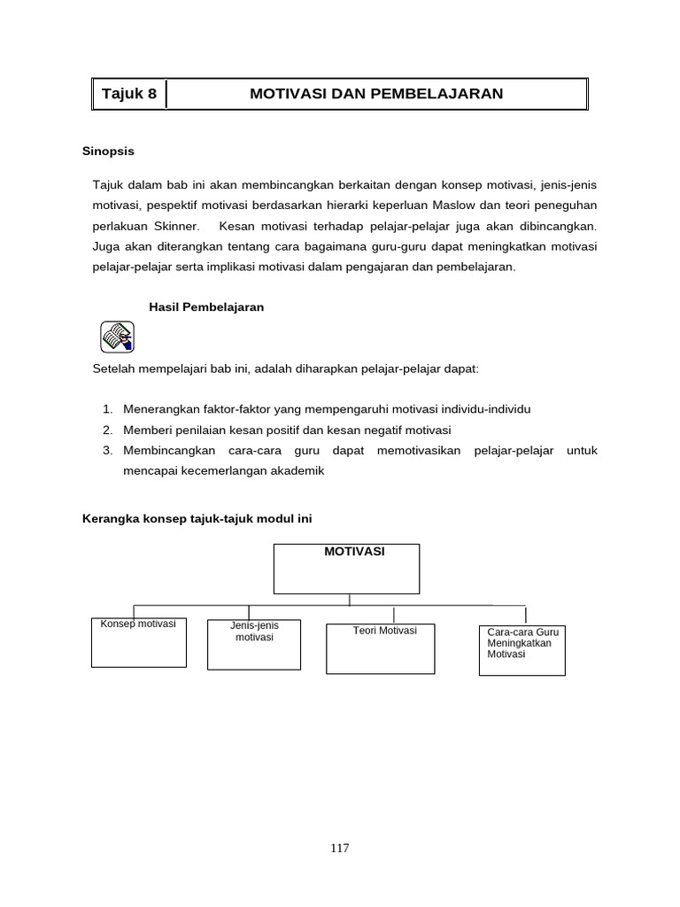 15_Tajuk 8 Motivasi dan Pembelajaran | PDF