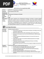 Trapping Techniques in Football | PDF | Sports | Team Sports