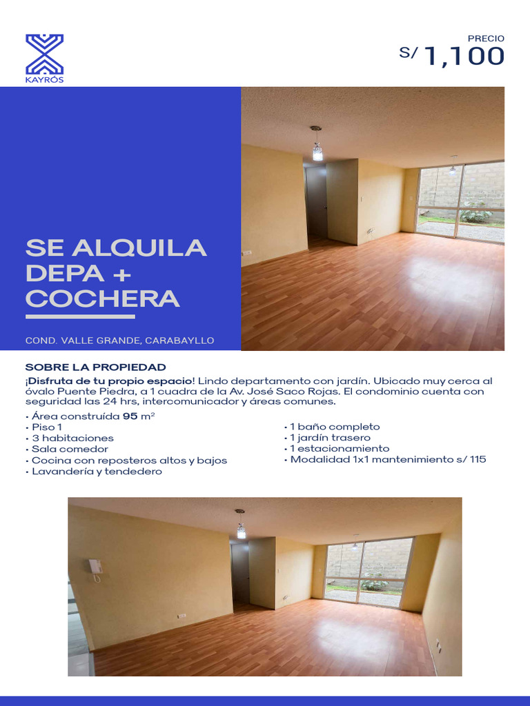 Depa 1 Valle Grande Carabayllo | PDF