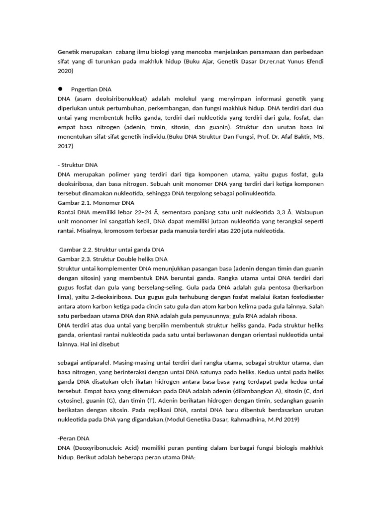 DNA Dan GEN | PDF