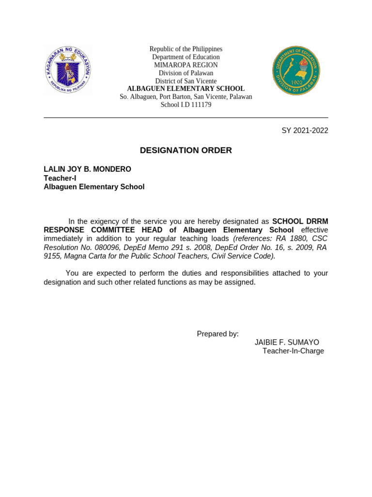 2021-2022 DESIGNATION | PDF