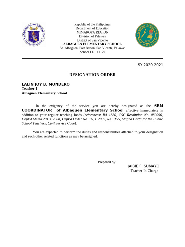 2020-2021 Designation | PDF