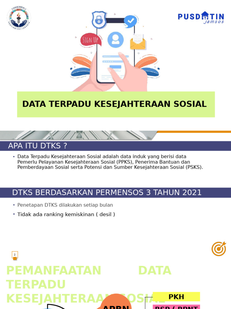 Penjelasan Mengenai DTKS | PDF