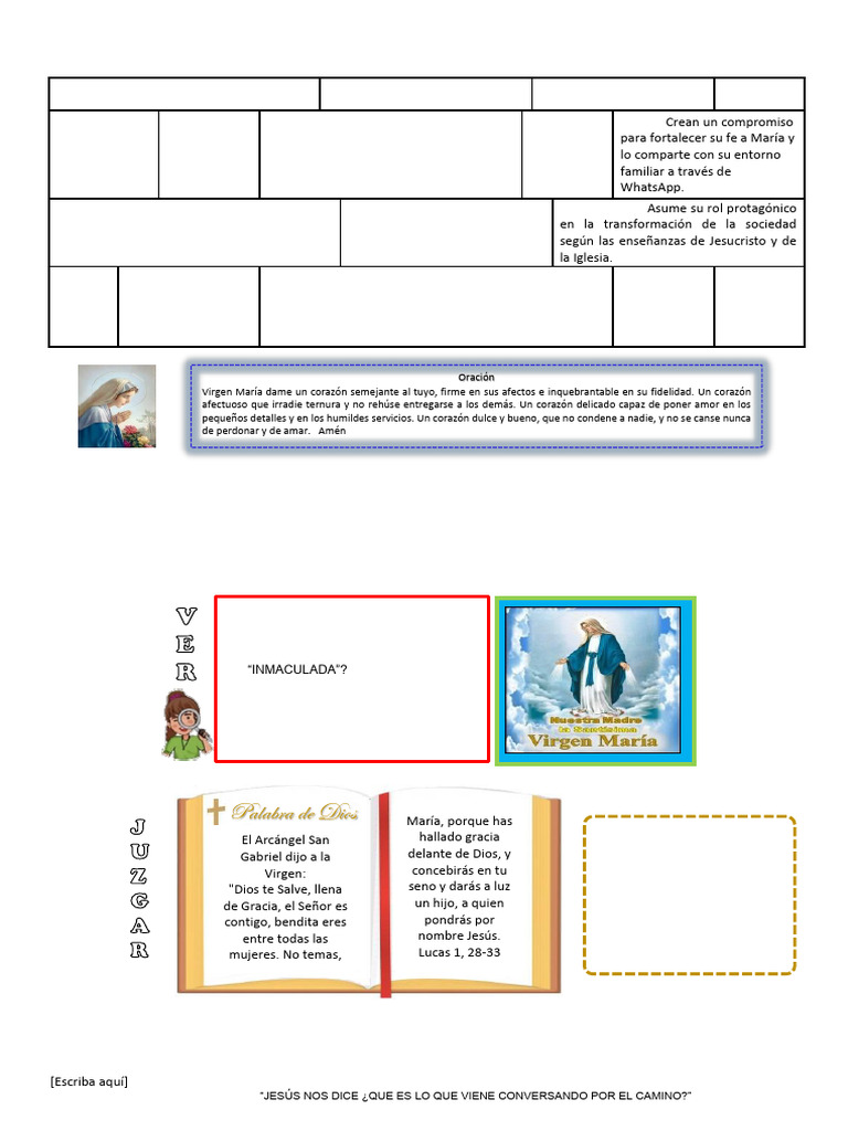 2° EDA 7 ACT 02 Inmaculada Concepción | PDF