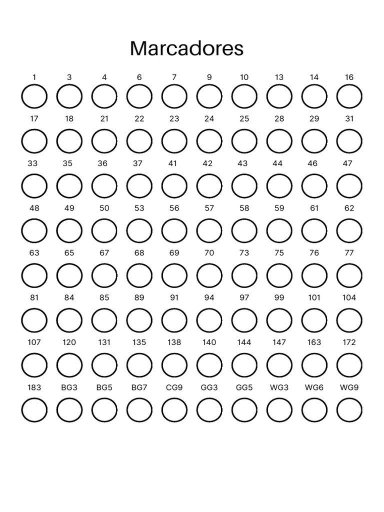 Teste Marcadores | PDF