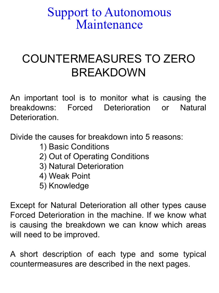Breakdown Prevention Tips | PDF