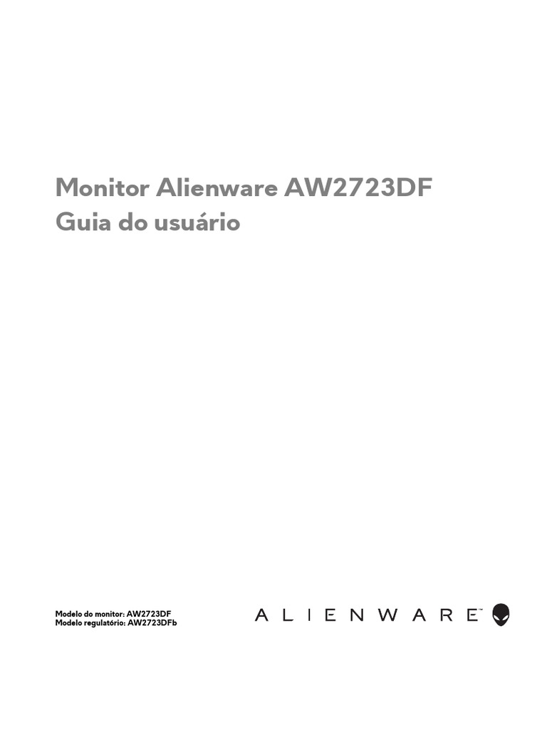 Aw2723df Monitor | PDF