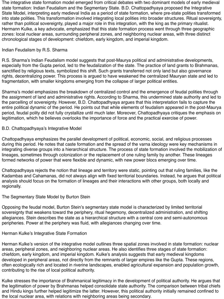 Integrative Polity Model | PDF