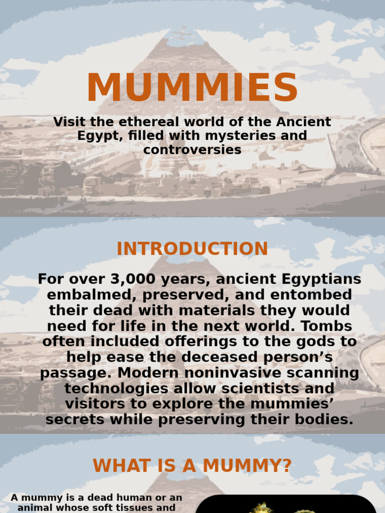 Mummies | PDF