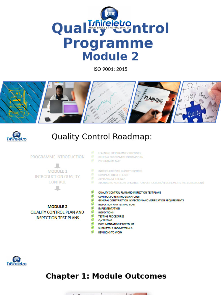 Quality Control Programme Module 2 | PDF