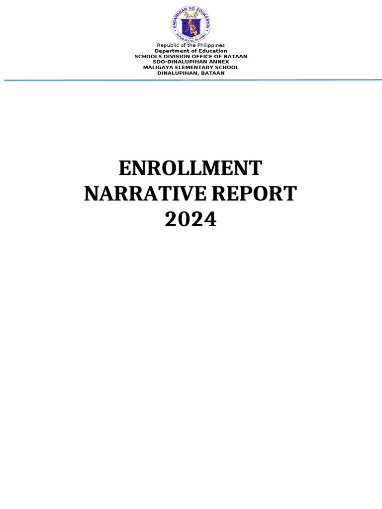 Cel Narrative - Enrollment | PDF