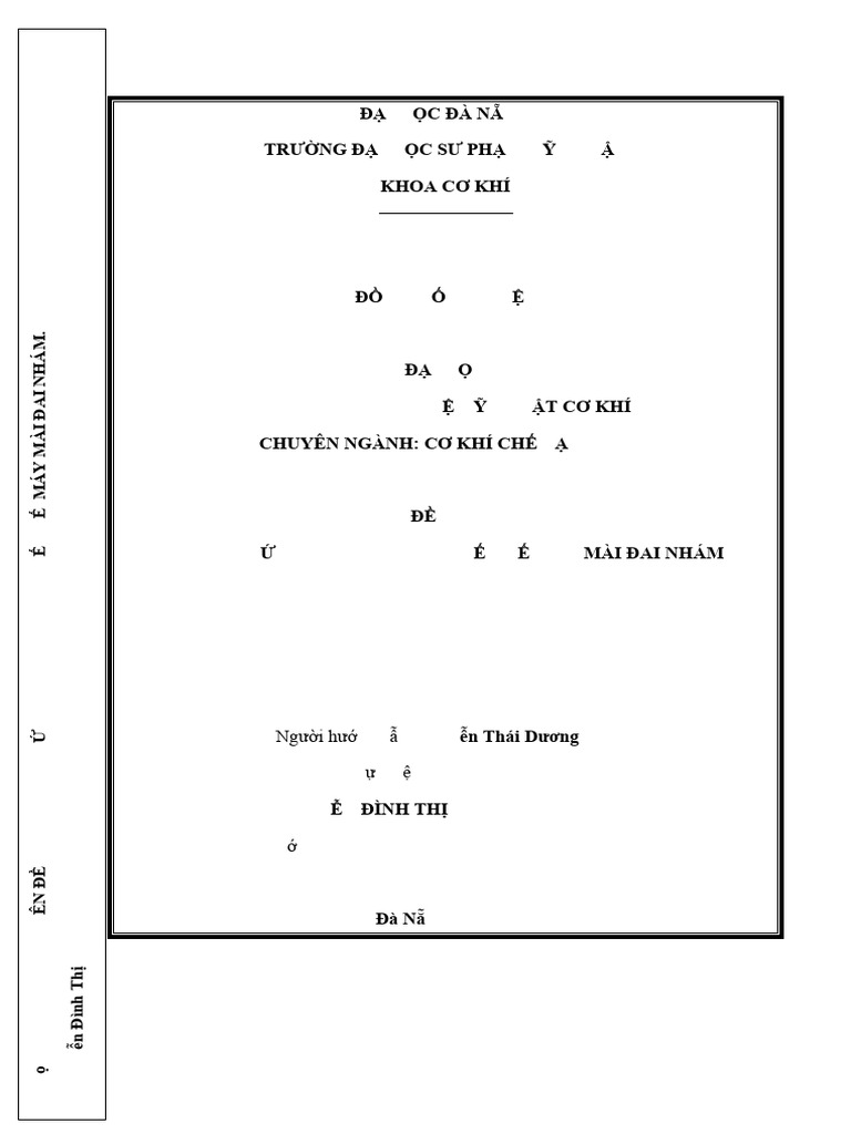 (123doc) Nghien Cuu Tinh Toan Va Thiet Ke May Mai Dai Nham | PDF