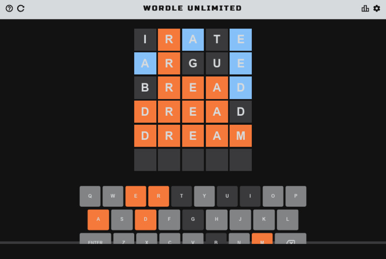 Wordle Unlimited Unblocked A Word Game Without Limits! | PDF