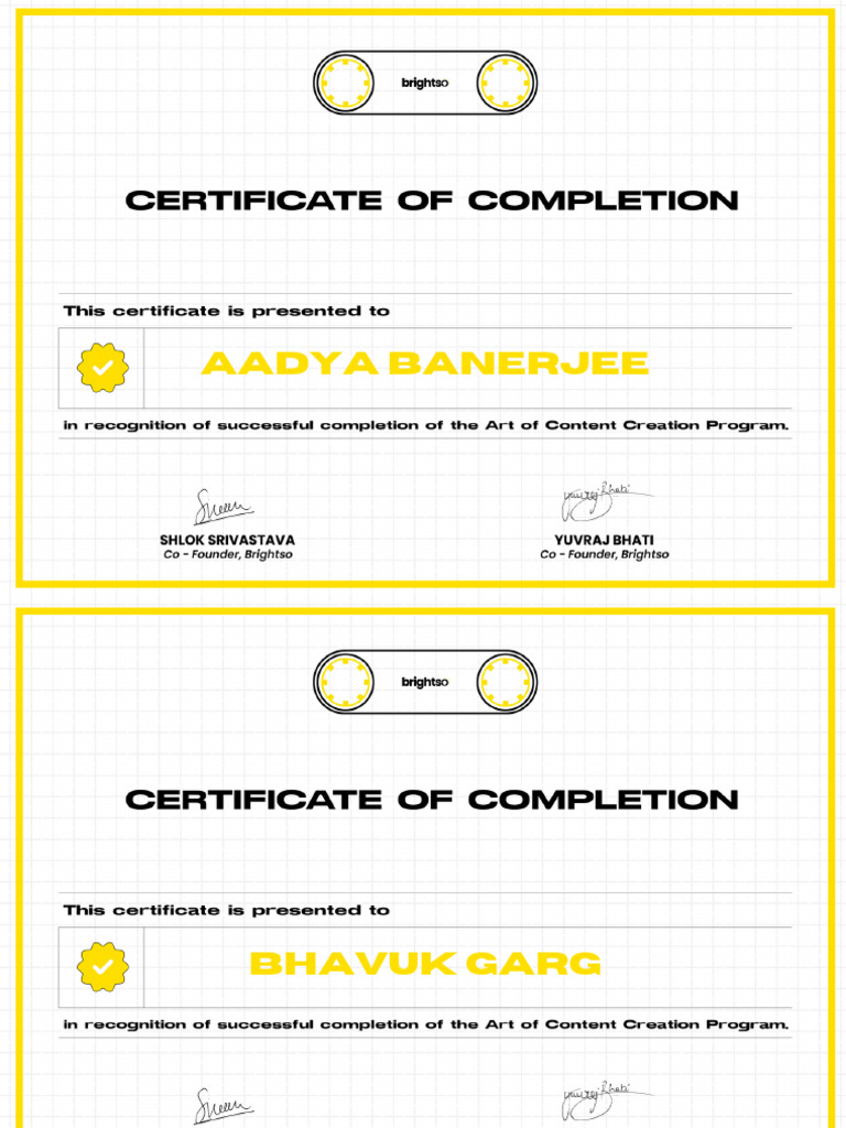 (CC)Certificate of Completion - Content Creation Batch (1) | PDF