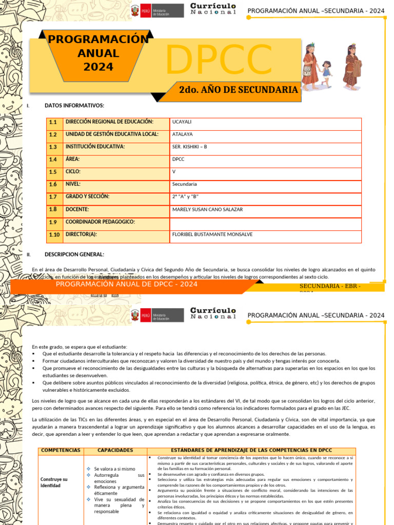 Programacion DPCC 2 Grado | PDF