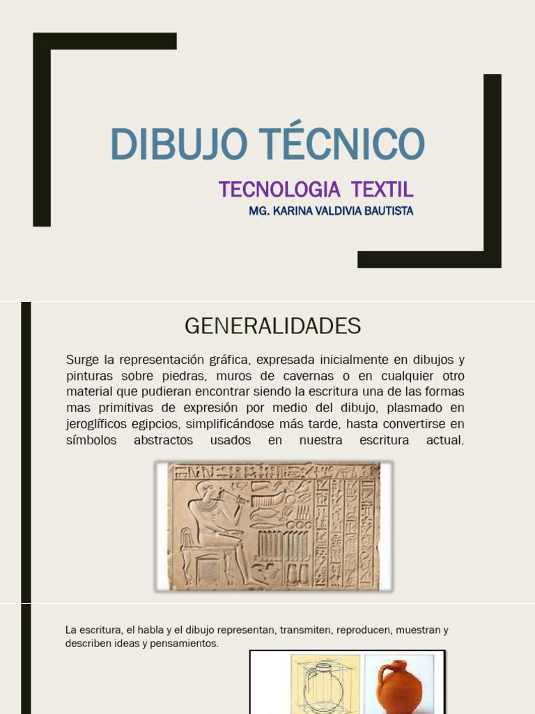 DIBUJO TECNICO CLASE 1 PPT TEX | PDF