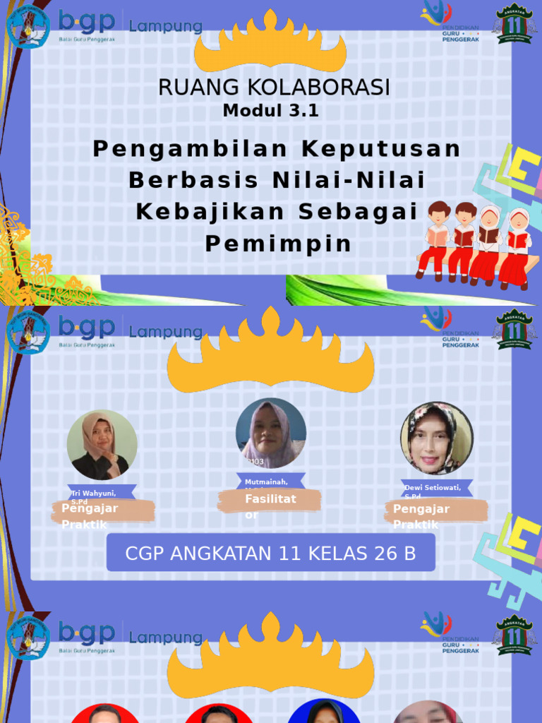 Ruang Kolaborasi Modul 3.1 Kelompok 1 | PDF | Karier & Perkembangan