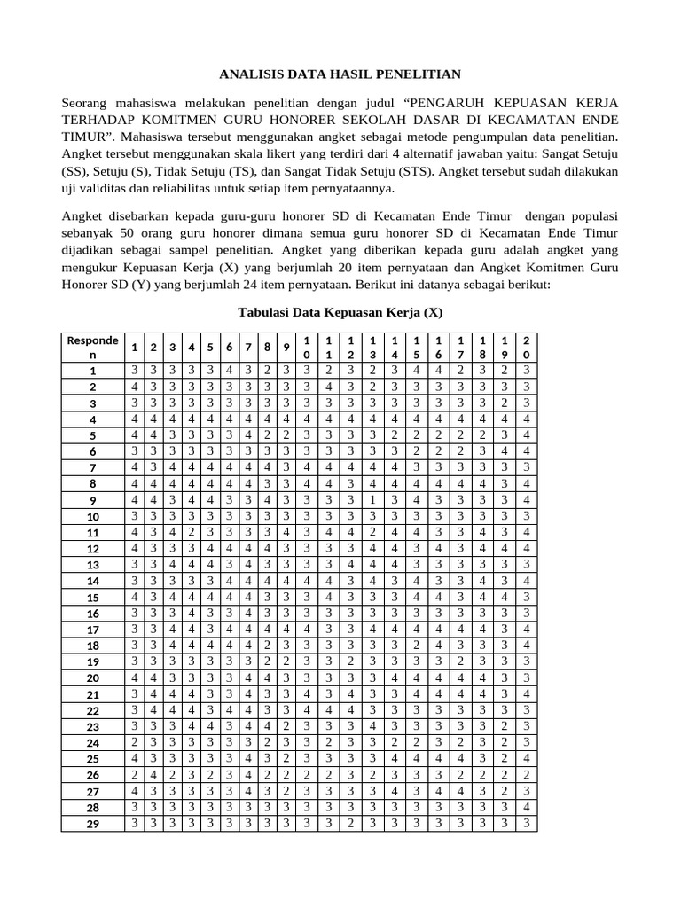 Uji Statistik Deskriptif | PDF