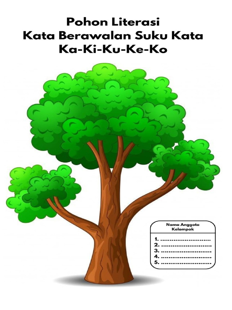 Pohon Suku Kata Ka Ki Ku Ke Ko | PDF