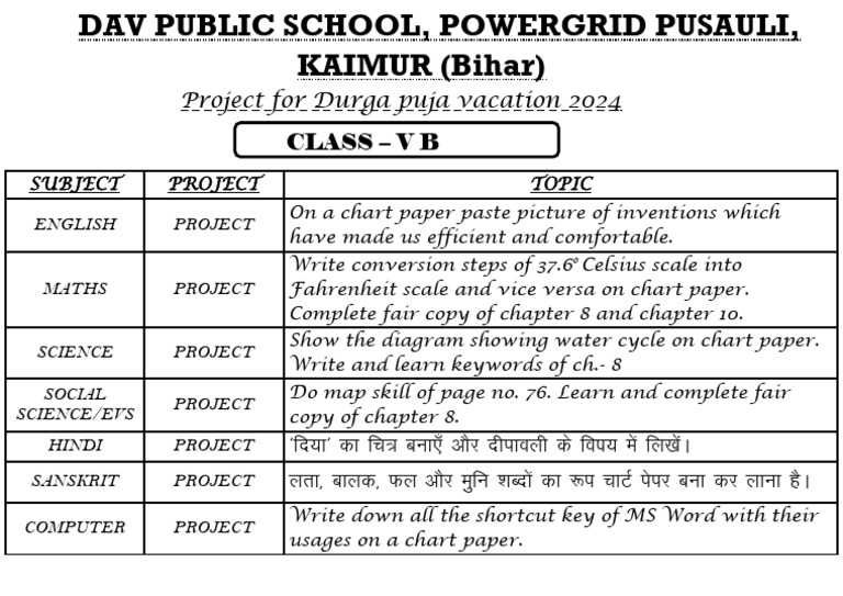 Project V B | PDF