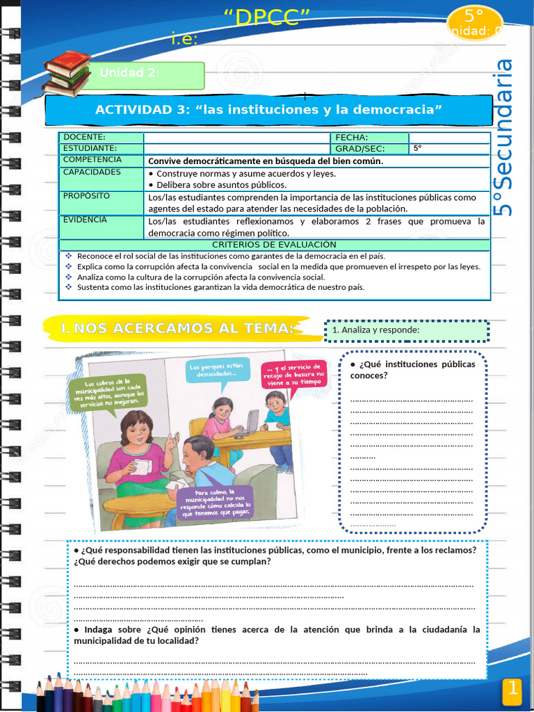 5° DPCC -ACTV.03-UNI.2- 2024 | PDF