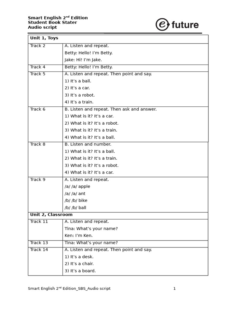 Smart - English - 2nd - Edition - Student - Book - Starter - Audio ...