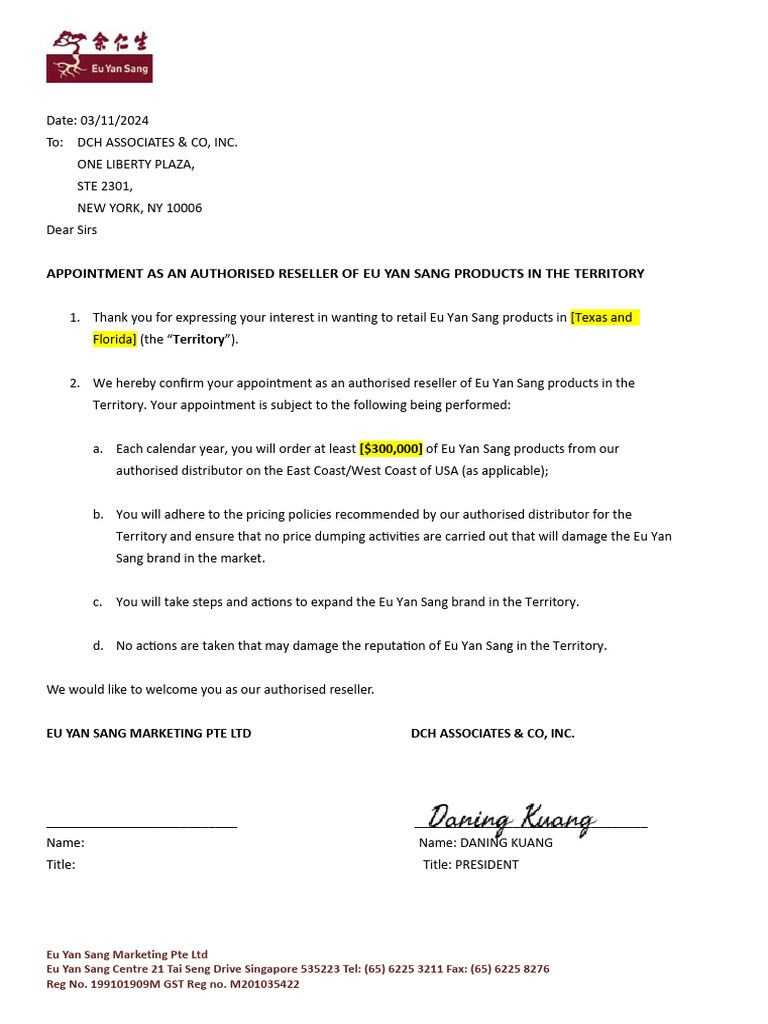 Auto LTR For Reseller DCH | PDF