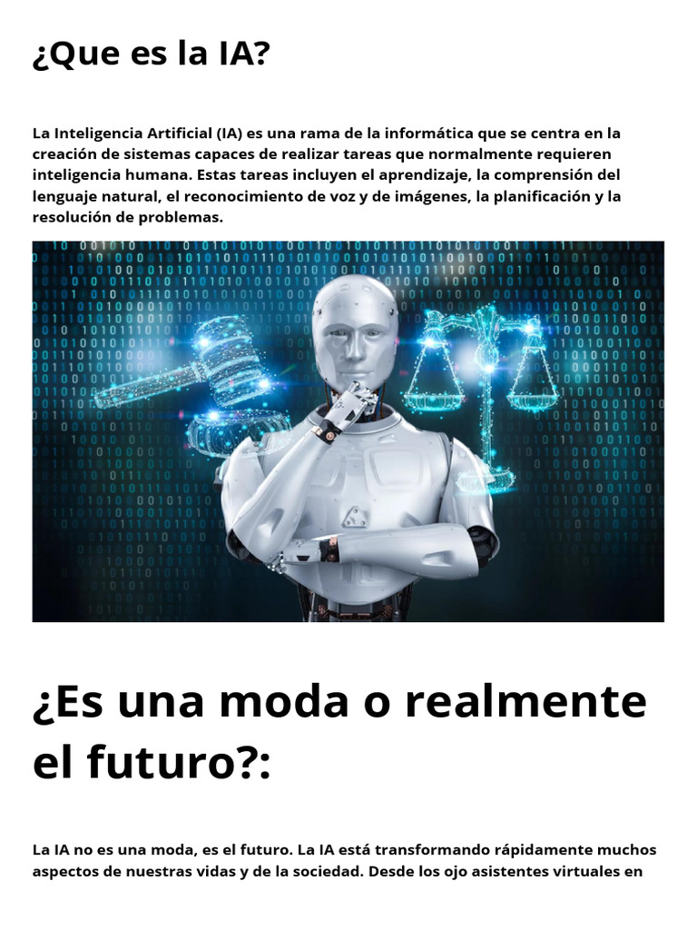 ¿Que Es La IA - 20240410 - 170641 - 0000 | PDF | Informática