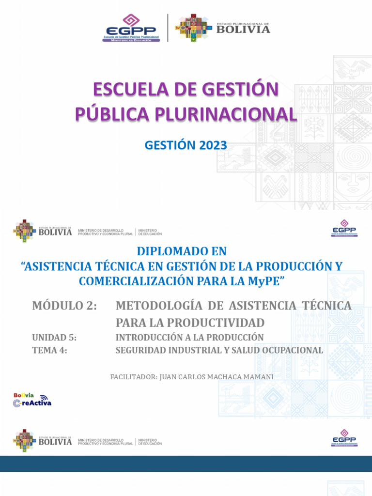 M2 - Unidad 5 - Tema 4 Seguridad Industrial Salud | PDF