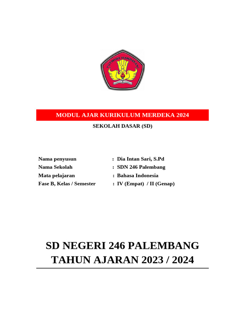 BAB 5 - MA B Indo Kls 4 | PDF