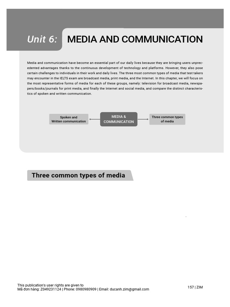 Media - Three Common Types of Media | PDF