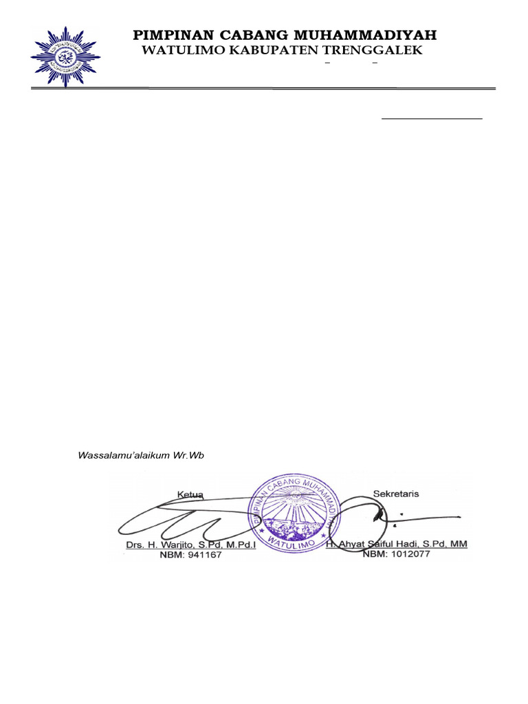 Permohonan SK Perp P EKO MIM | PDF