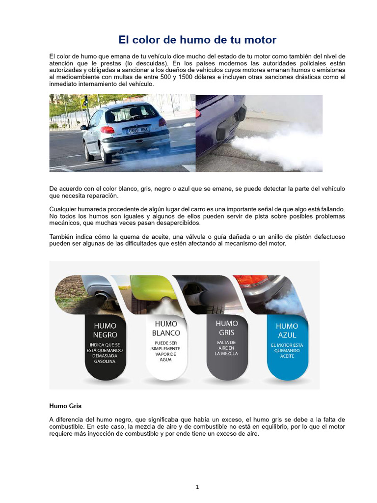 El Color de Humo de Tu Motor | PDF | Negocios | Informática