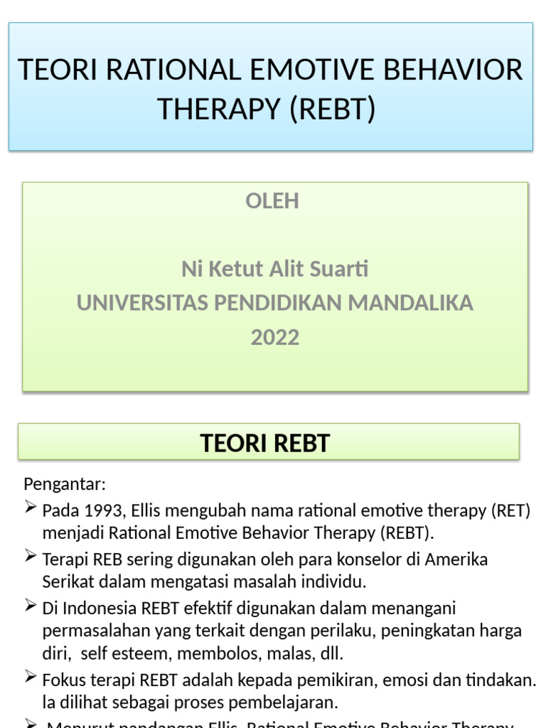 13 Teori Rebt | PDF