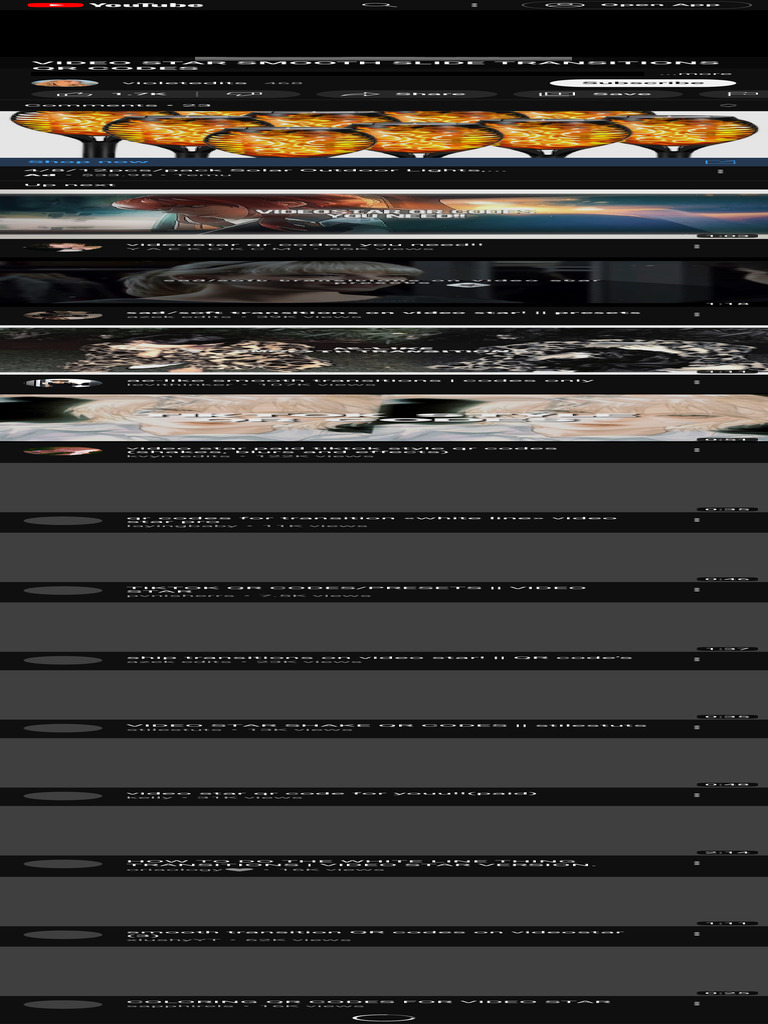 VIDEO STAR SMOOTH SLIDE TRANSITIONS QR CODES - YouTube | PDF