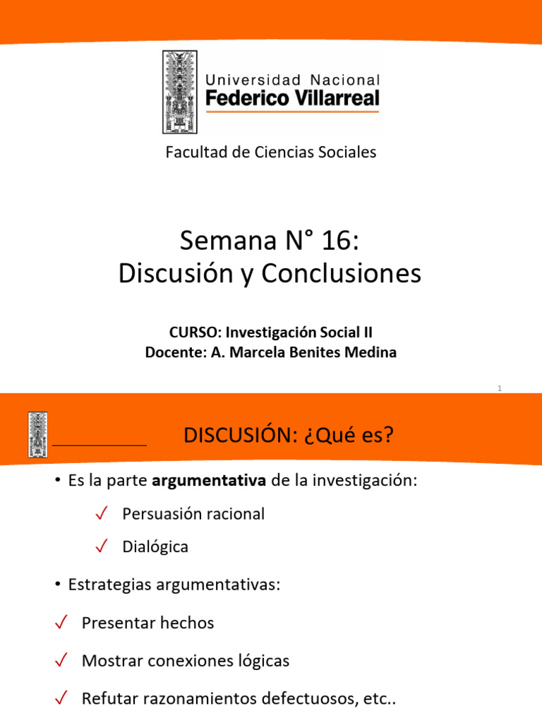 Discusion Conclusiones | PDF