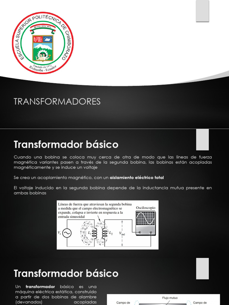 Clase 4. TRANSFORMADORES | PDF