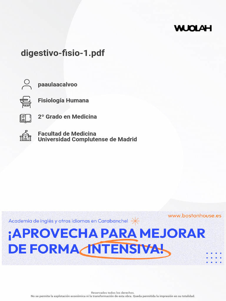 Wuolah Free Digestivo Fisio 1 | PDF