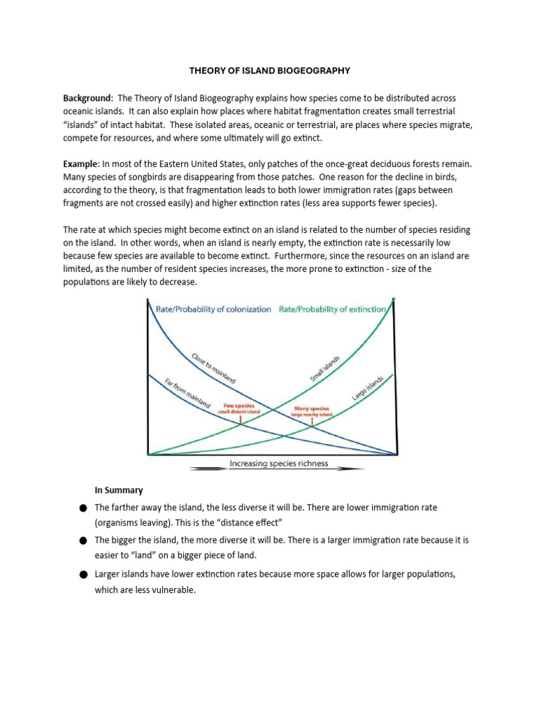 Island Biogeography LAB | PDF | Home & Garden