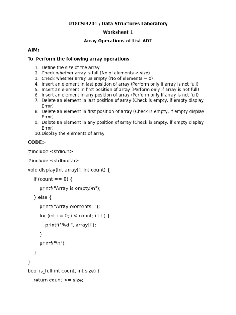 23BCS079 Lab Ex 1 | PDF