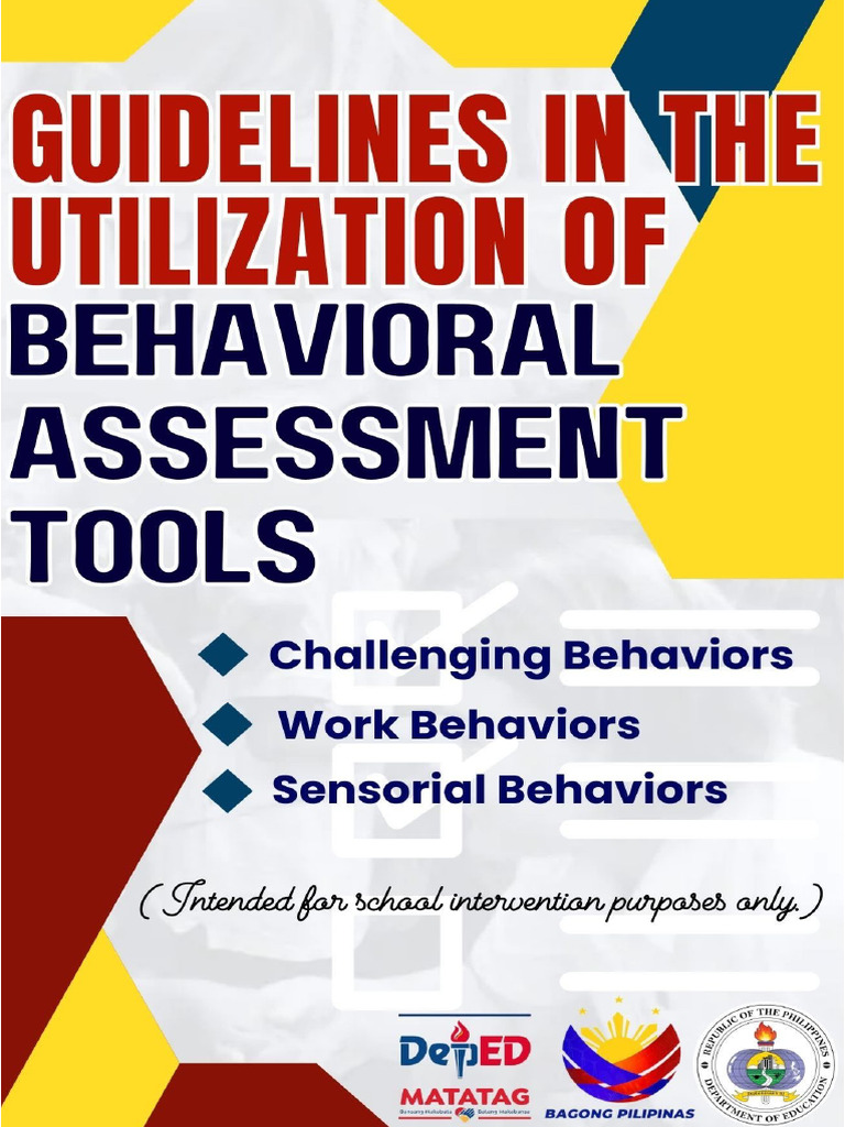 Behavioral Assessment Tools Guidelines in Administration | PDF