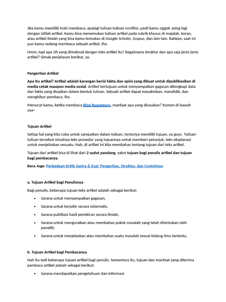 Jika Kamu Memiliki Hobi Membaca | PDF