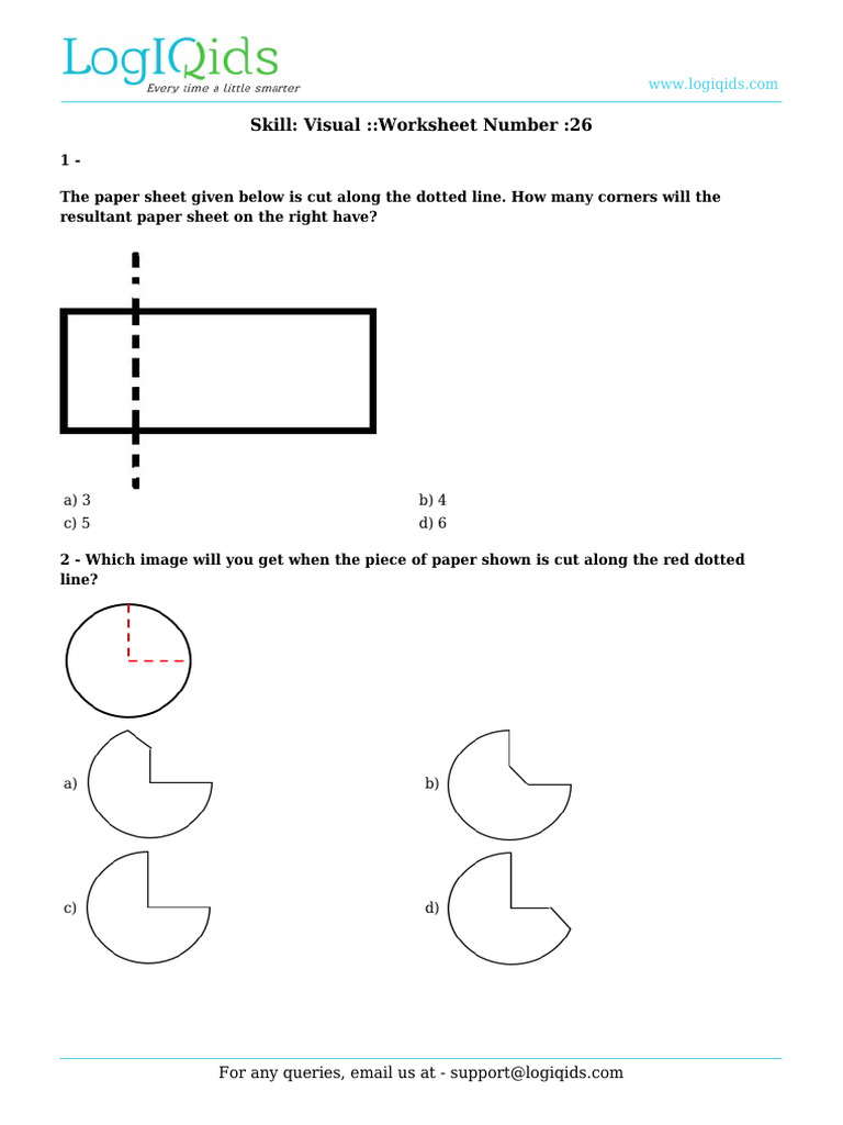 Logiqids Worksheet Grade SR KG | PDF