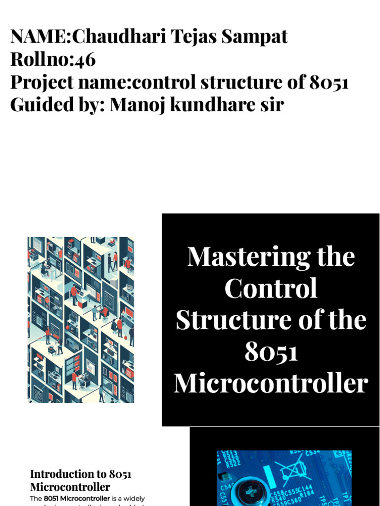 Wepik Mastering The Control Structure of The 8051 Microcontroller 202410160515324VpS | PDF