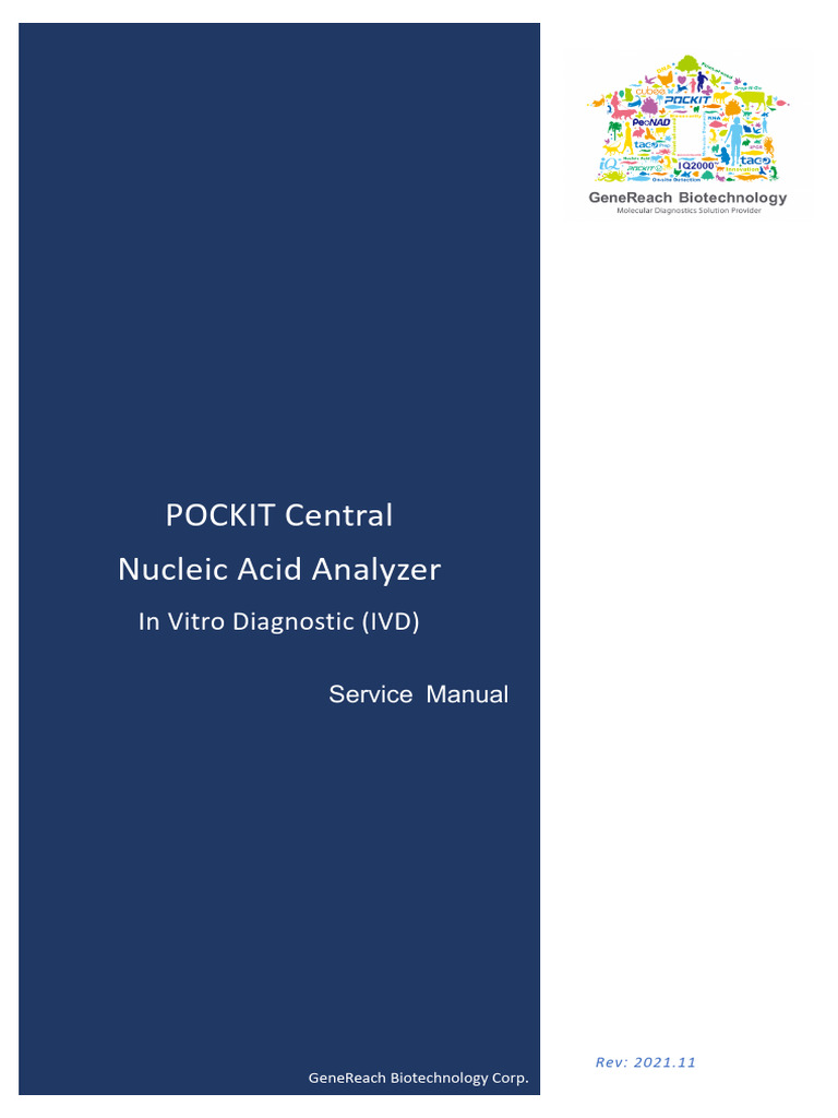 附件 - POCKIT Central Service Manual (IVD) - Rev 2021.11 | PDF