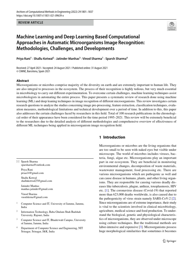 Machine Learning and Deep Learning Based Computational | PDF Machine Learning and Deep Learning Based Computational | PDF