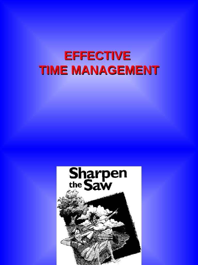 Effective Time Management | PDF